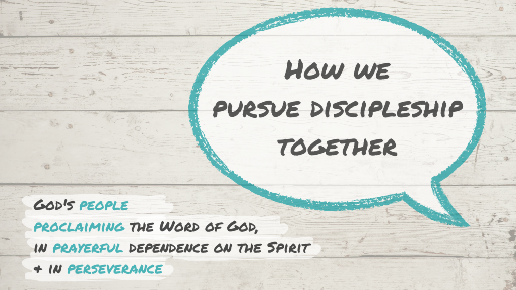 Sermon Series: How We Pursue Discipleship Together - Westwood Roxboro